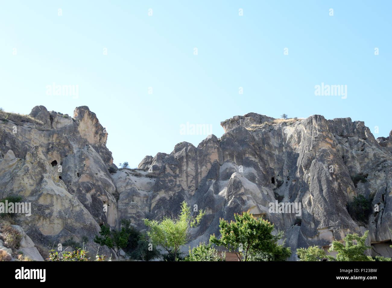 Fairy chimneys in Goreme National Park, Cappadocia, Turkey Stock Photo ...