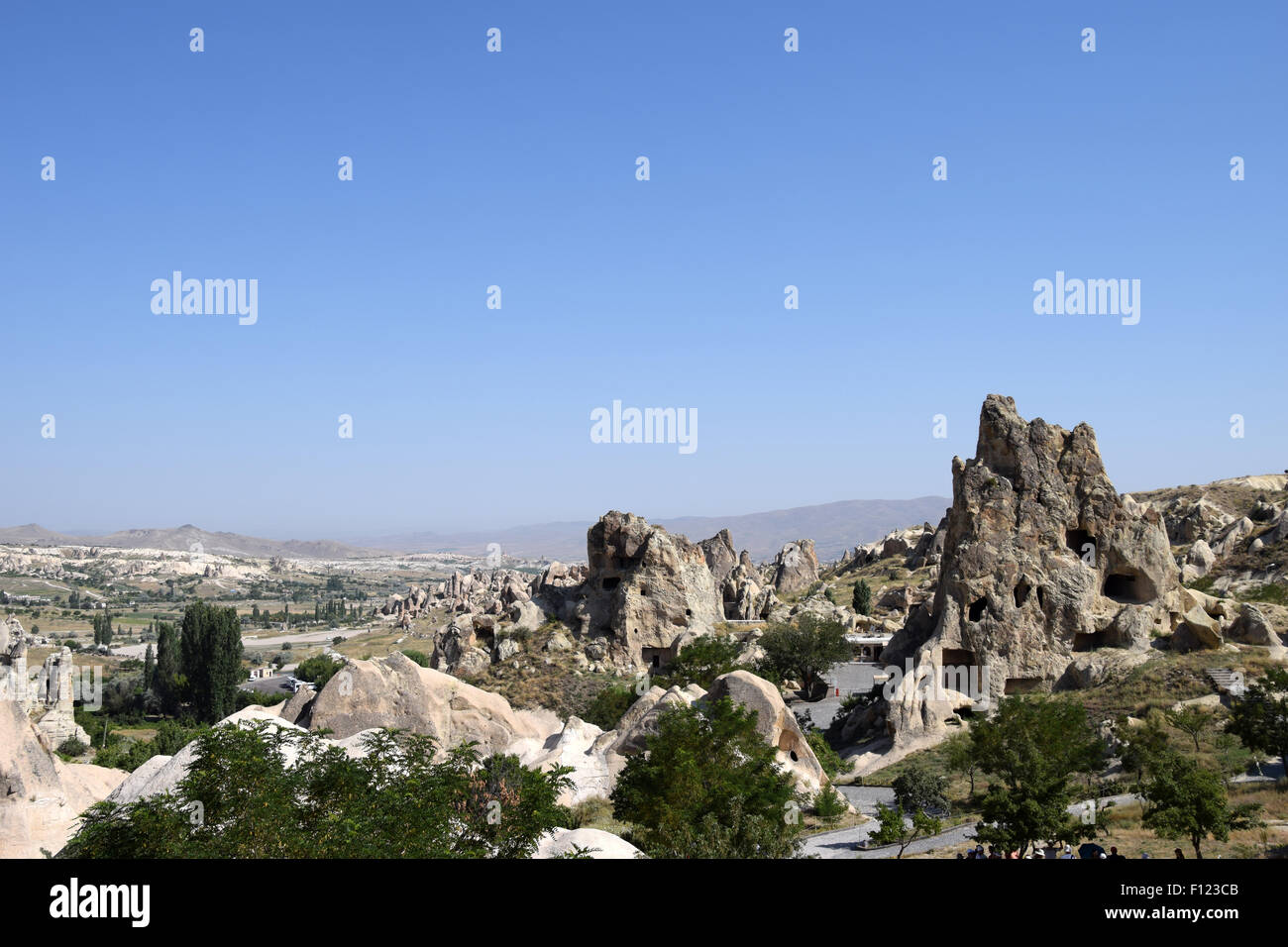 Fairy chimneys in Goreme National Park, Cappadocia, Turkey Stock Photo ...