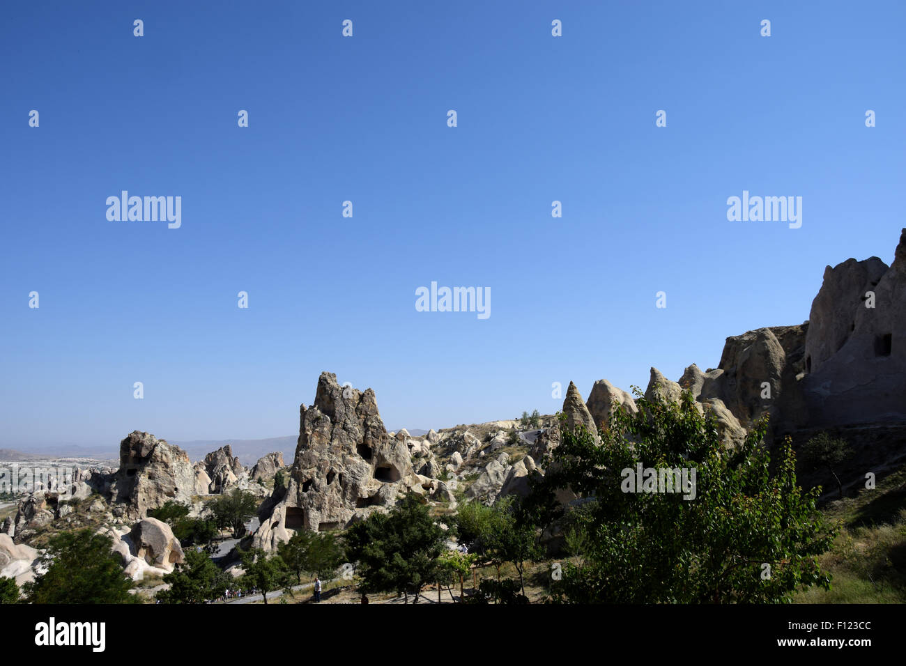 Fairy chimneys in Goreme National Park, Cappadocia, Turkey Stock Photo ...