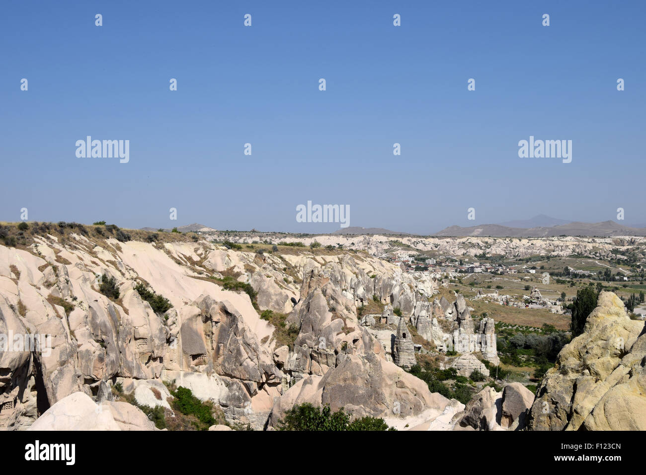Fairy chimneys in Goreme National Park, Cappadocia, Turkey Stock Photo ...