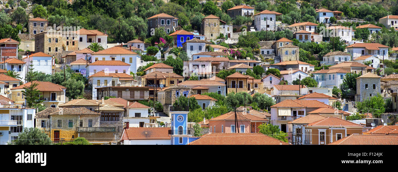 View of leonidio village hi-res stock photography and images - Alamy