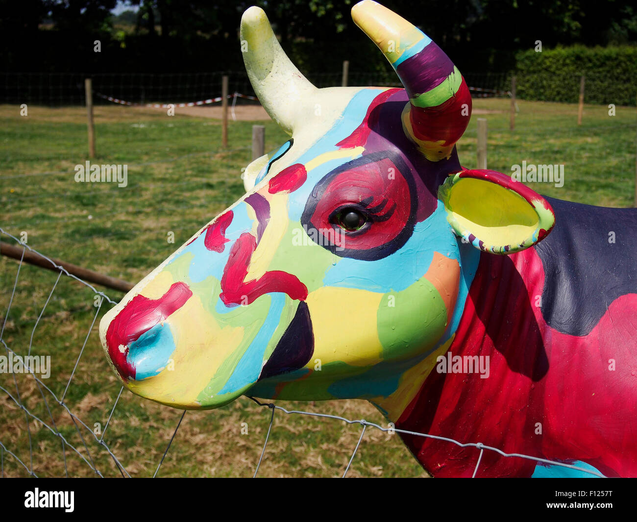 Painted cow hi-res stock photography and images - Alamy