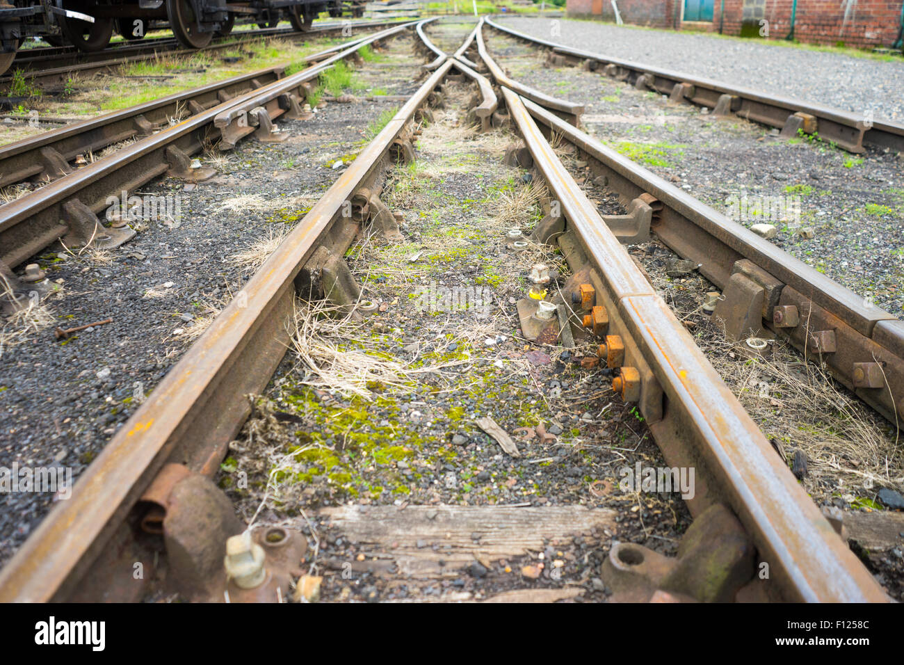 Railway tracks, aka, railway lines Stock Photo - Alamy