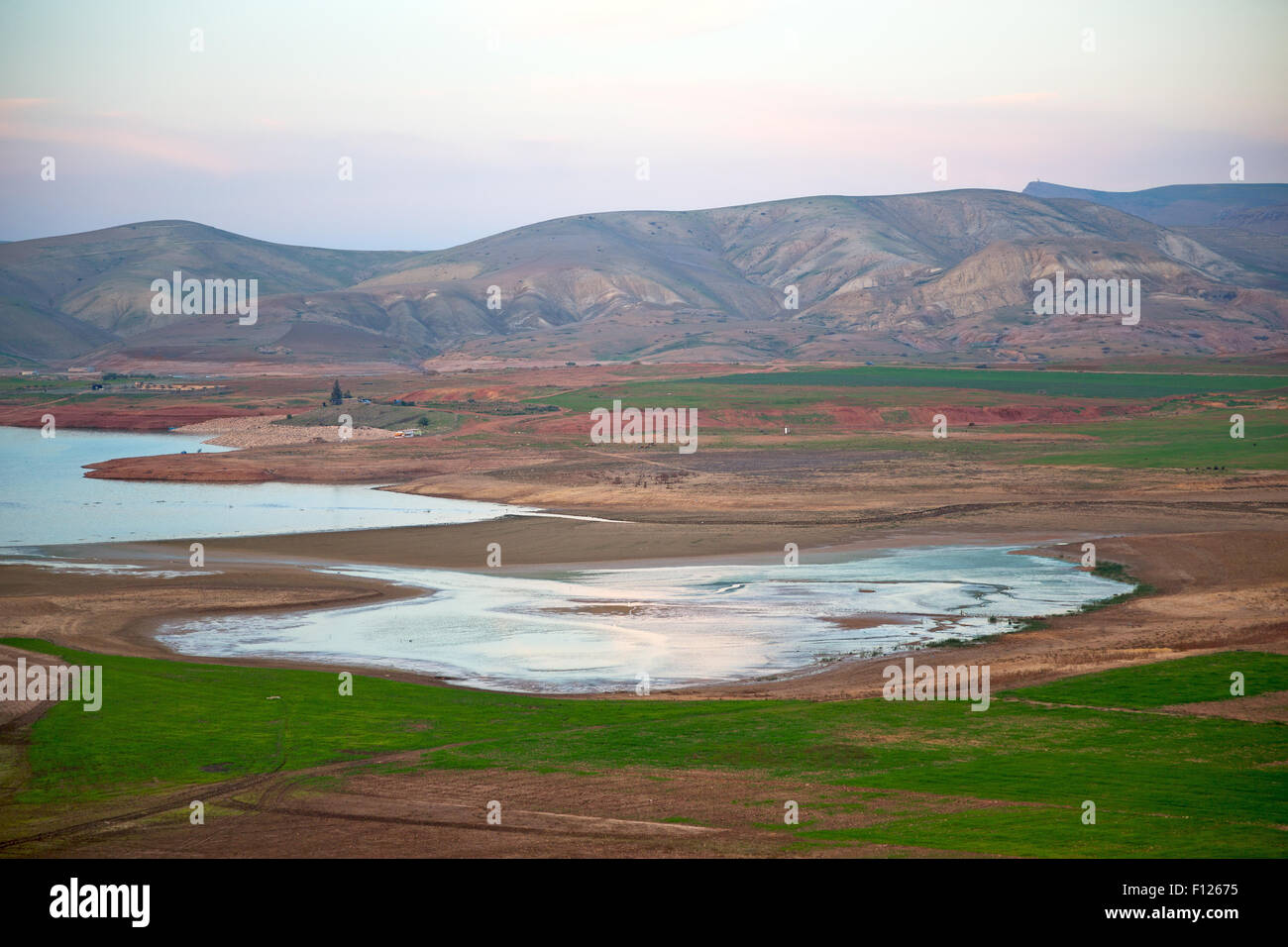 pond and lake in the mountain morocco land Stock Photo - Alamy