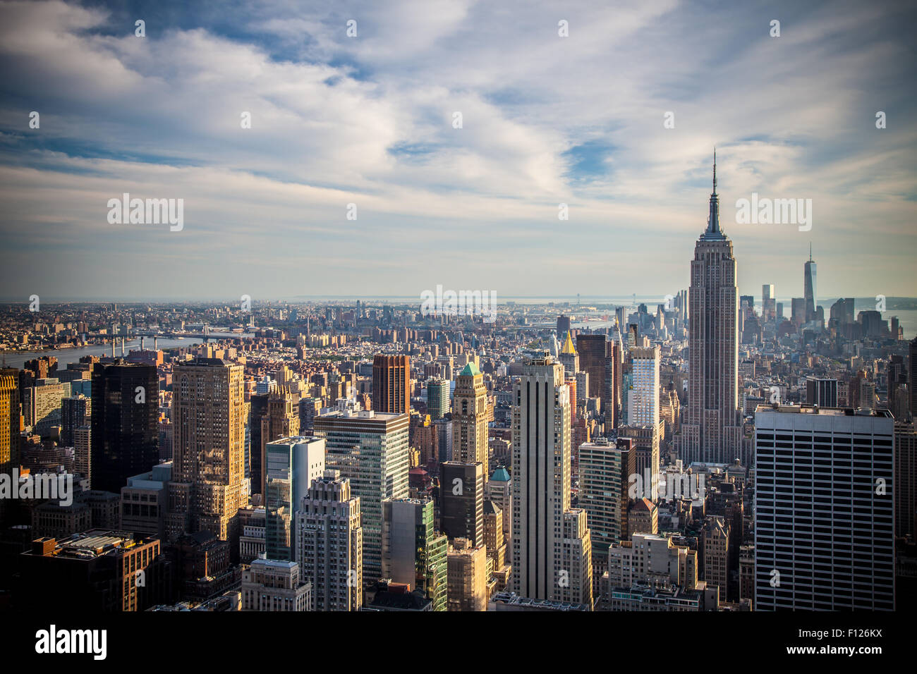 Midtown nyc aerial hi-res stock photography and images - Alamy