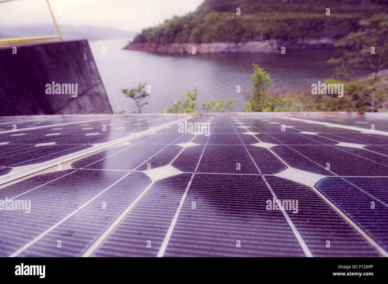 Installing solar thermal array hi-res stock photography and images - Alamy
