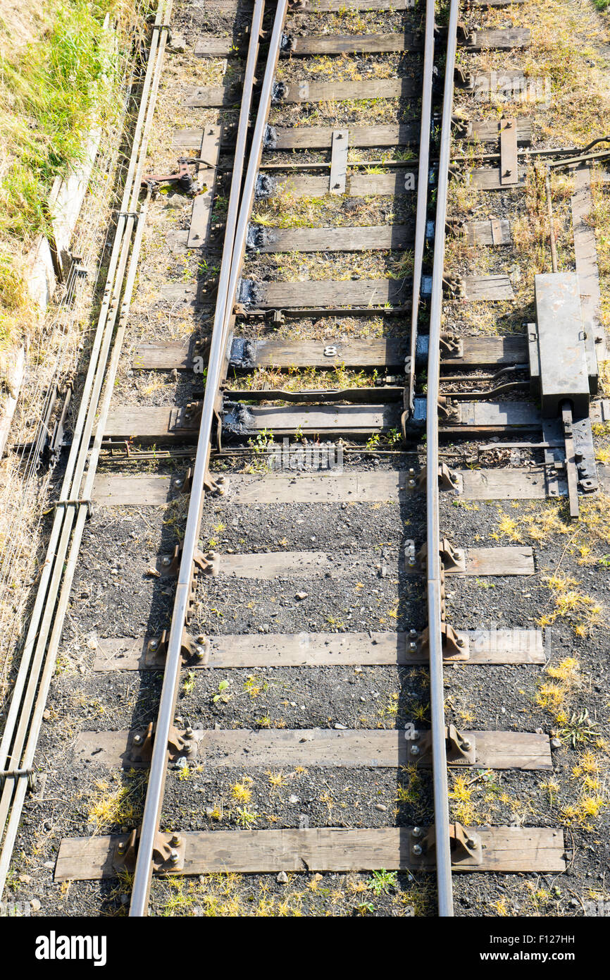 Railway tracks, aka, railway lines Stock Photo - Alamy