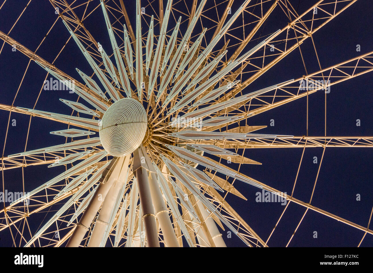 Niagara Skywheel at night Stock Photo - Alamy
