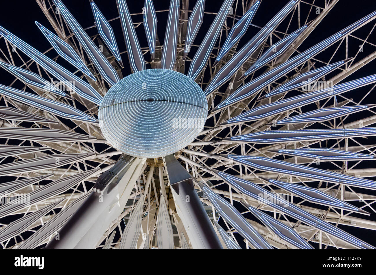 Niagara Skywheel at night Stock Photo - Alamy