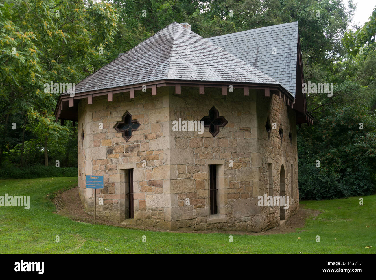 Cornwall iron furnace museum in Cornwall PA Stock Photo - Alamy
