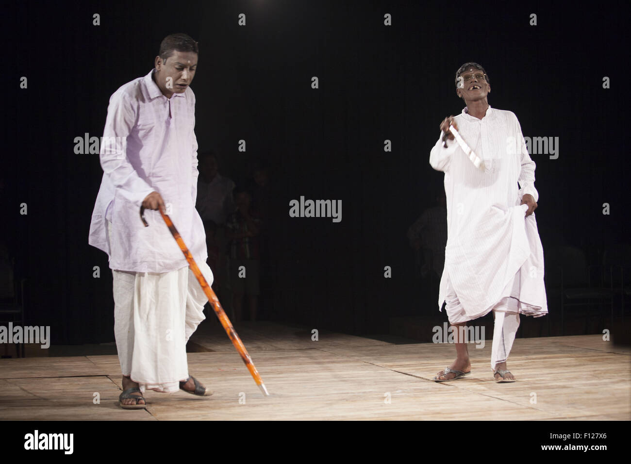 Aug. 25, 2015 - Dhaka, Bangladesh - Bangladeshi actors perform during a ...