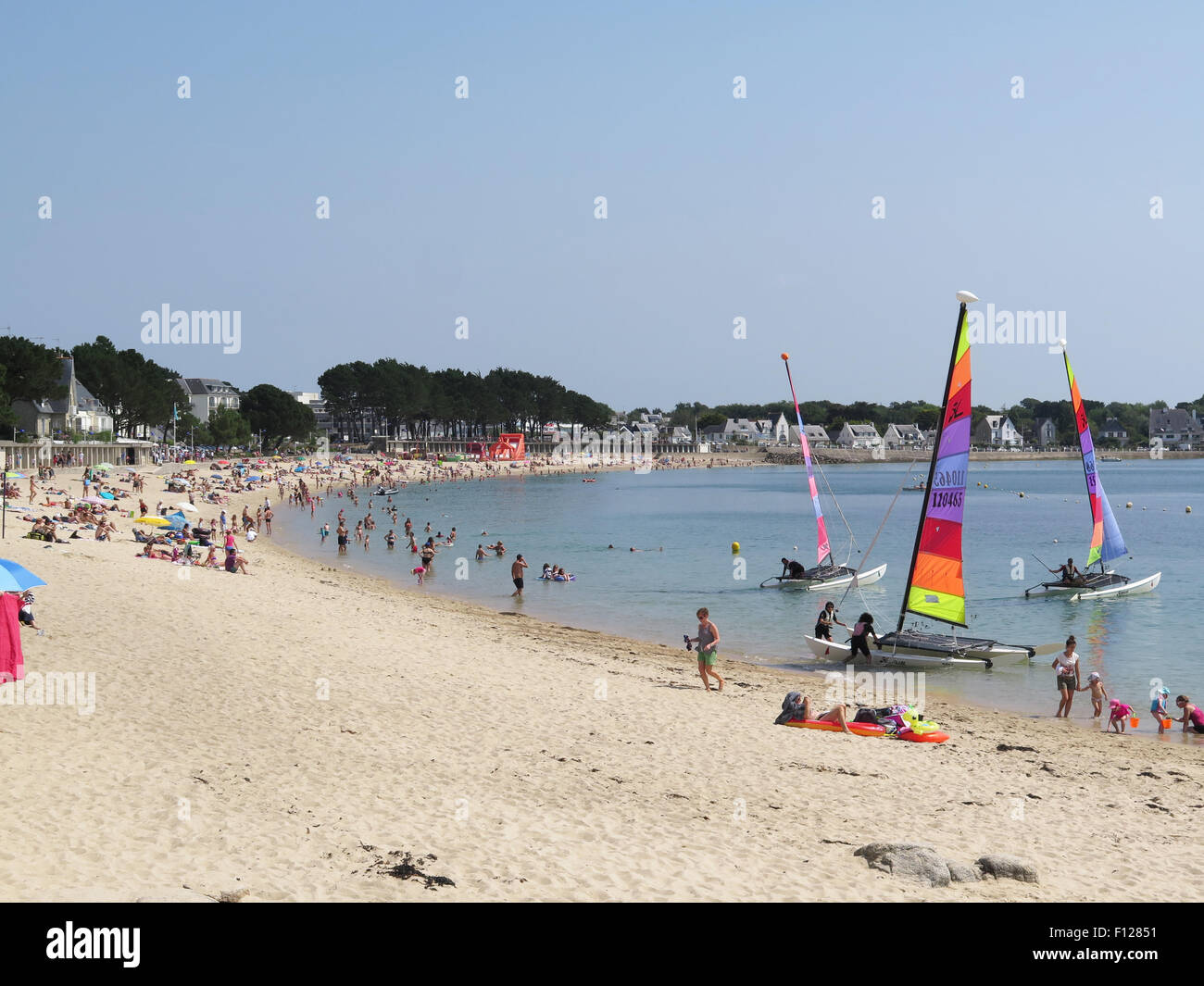 France Corniche Tourism Bathers Sun High Resolution Stock Photography ...