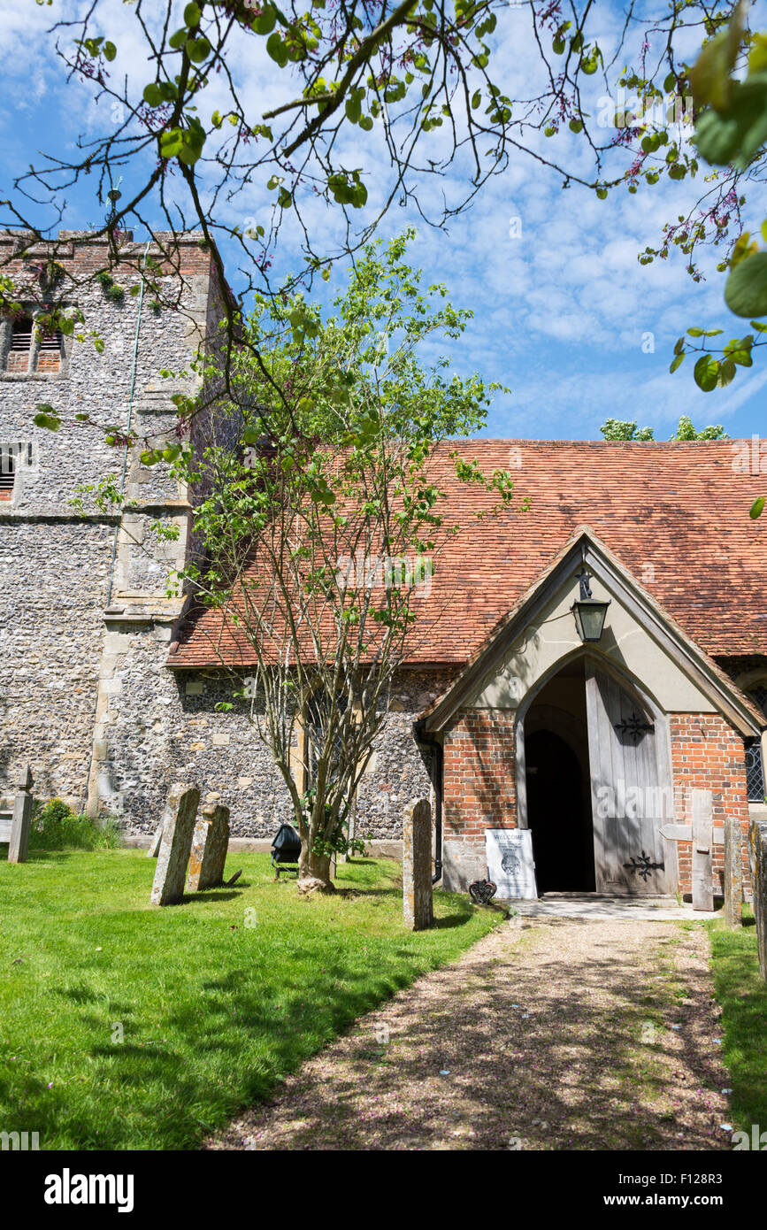 The Parish church of St Mary the Virgin, Turville, Henley-on-Thames ...