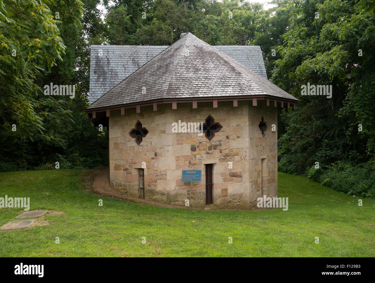Cornwall iron furnace museum in Cornwall PA Stock Photo - Alamy