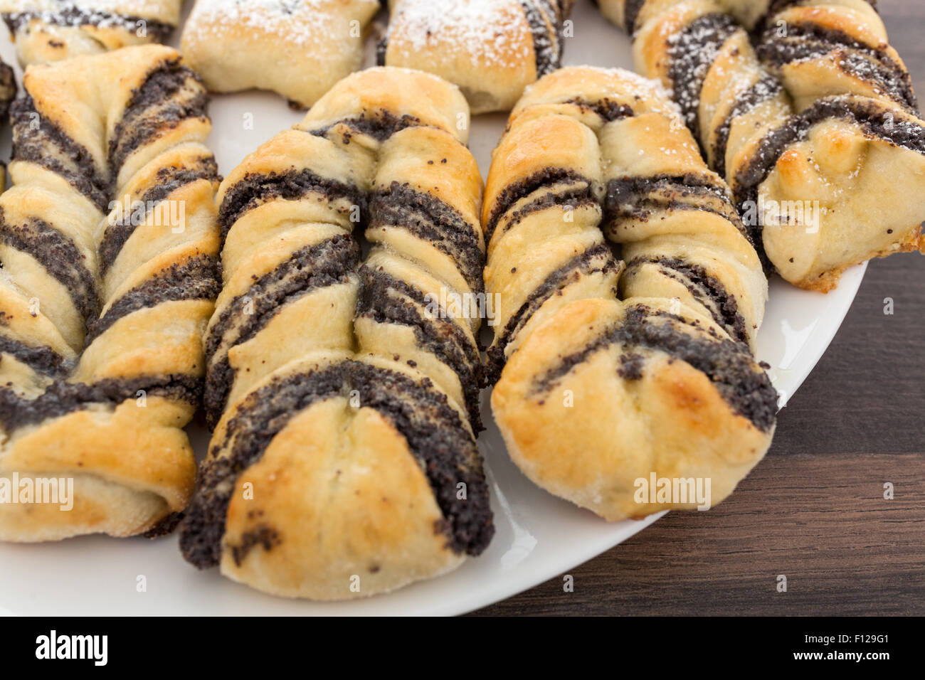 Pastry With Poppy Seed Stock Photo - Alamy
