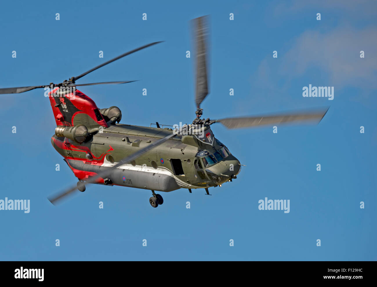 RAF Chinook Display Team Stock Photo - Alamy