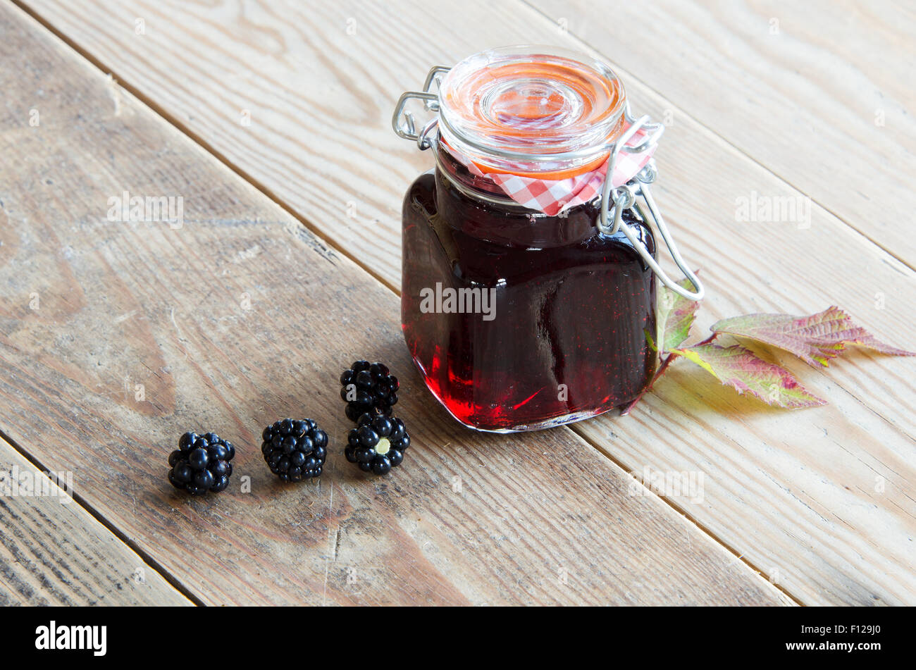 Blackberry jelly hi-res stock photography and images - Alamy