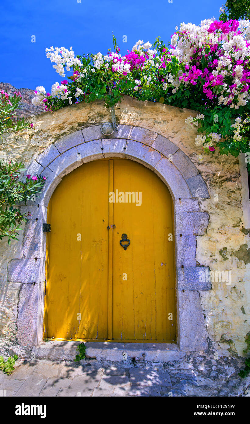 Leonidion traditional local architecture hi-res stock photography and ...