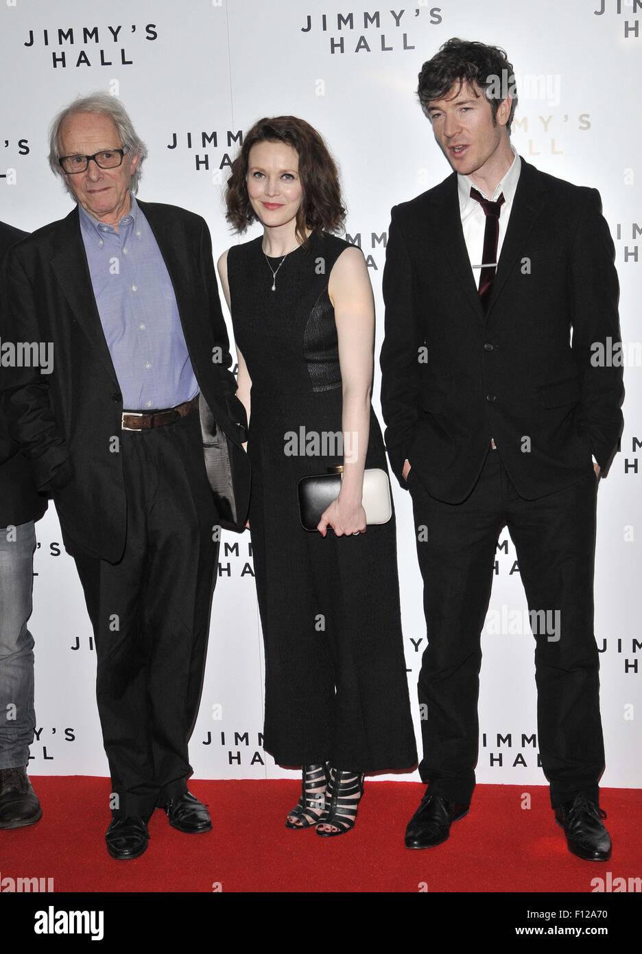London, UK. Ken Loach, Simone Kirby & Barry Ward attend the 'Jimmy's ...