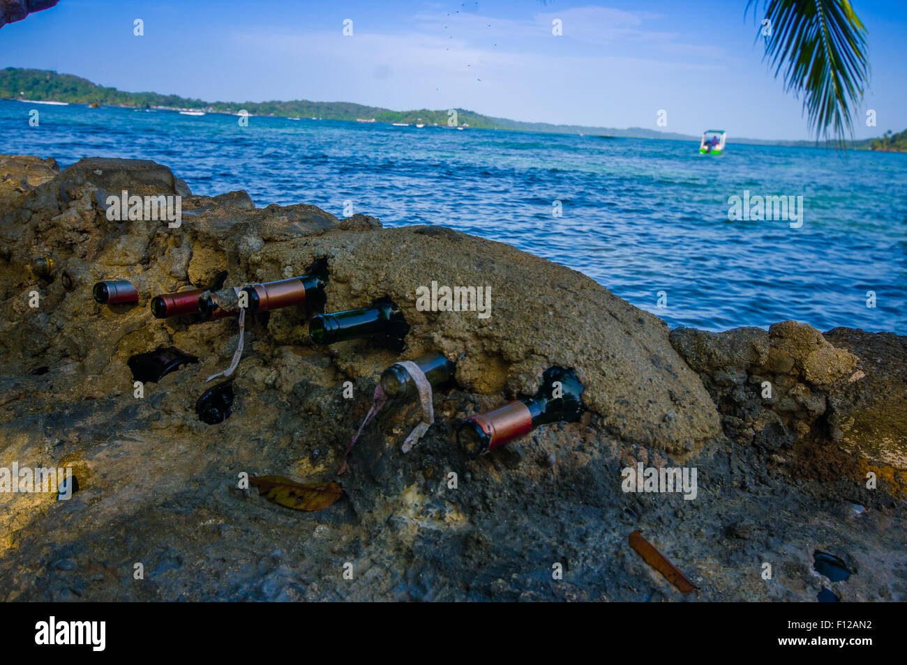 ISLA COLON, PANAMA - APRIL 25, 2015 : Colon Island is the northernmost ...