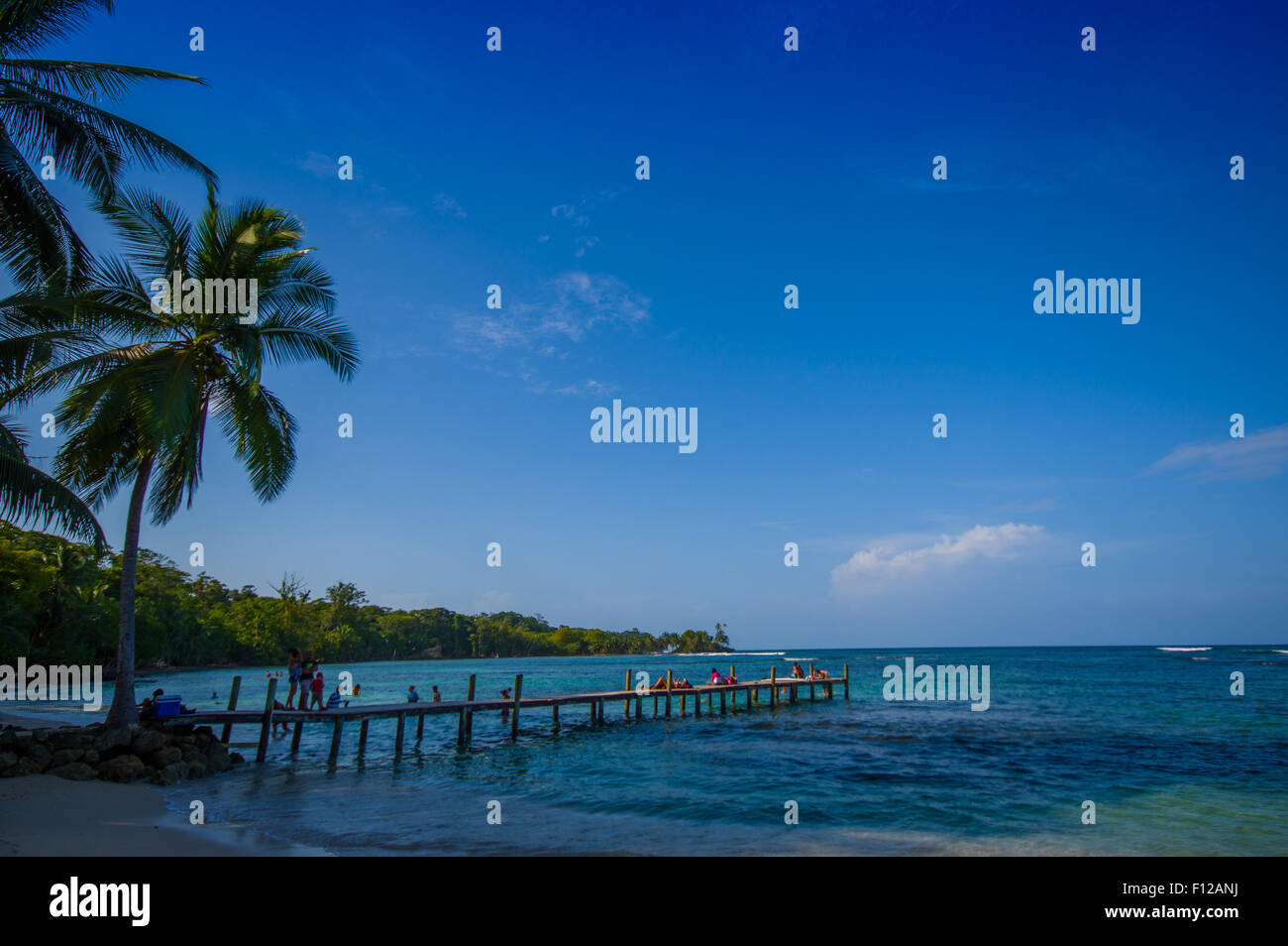 ISLA COLON, PANAMA - APRIL 25, 2015 : Colon Island is the northernmost ...