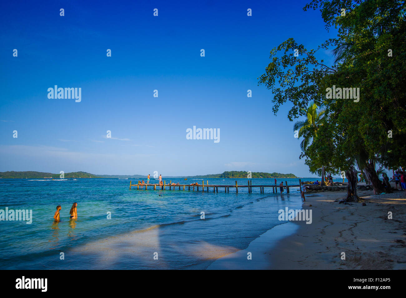 ISLA COLON, PANAMA - APRIL 25, 2015 : Colon Island is the northernmost ...