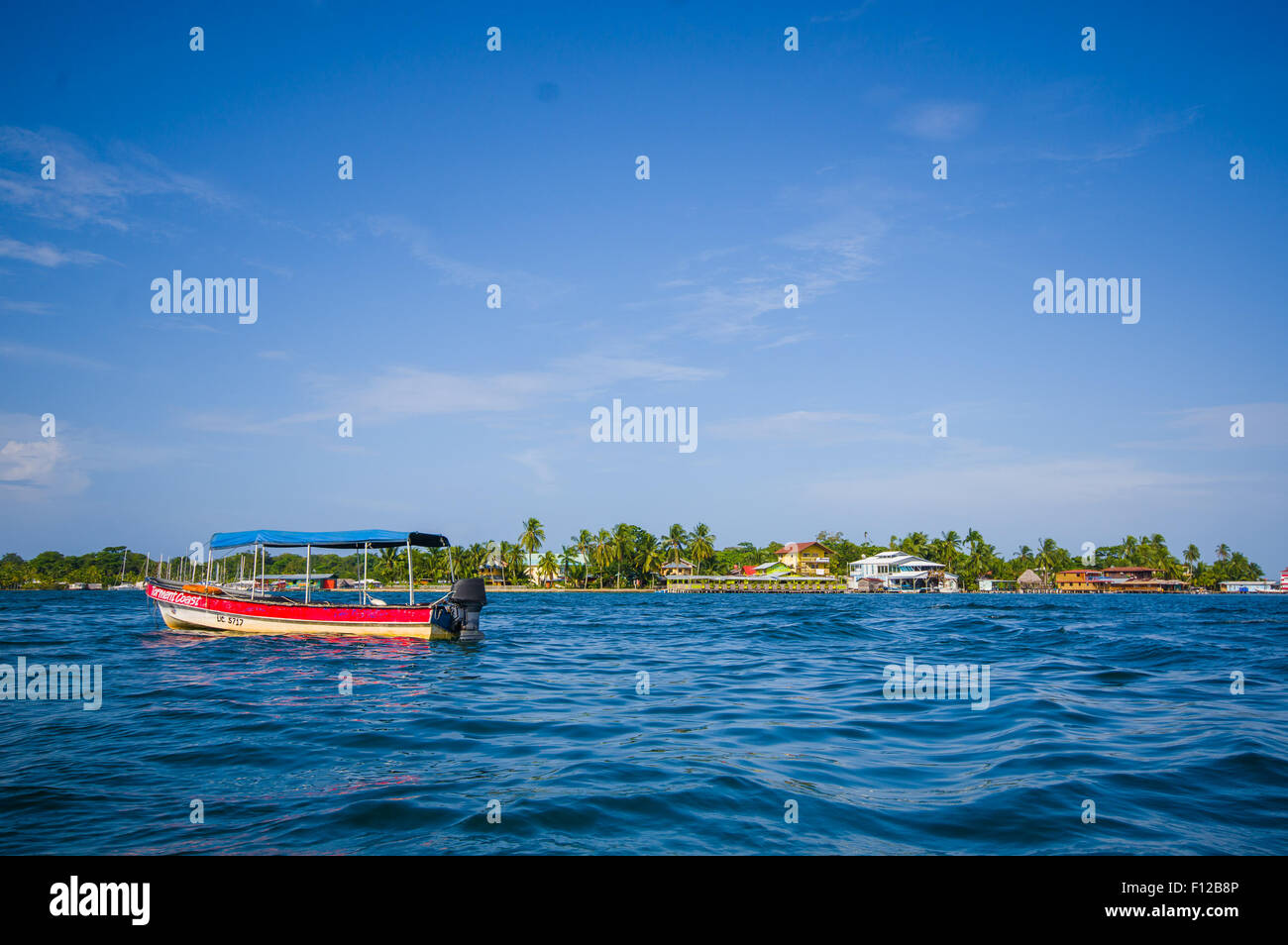 ISLA COLON, PANAMA - APRIL 25, 2015 : Colon Island is the northernmost ...