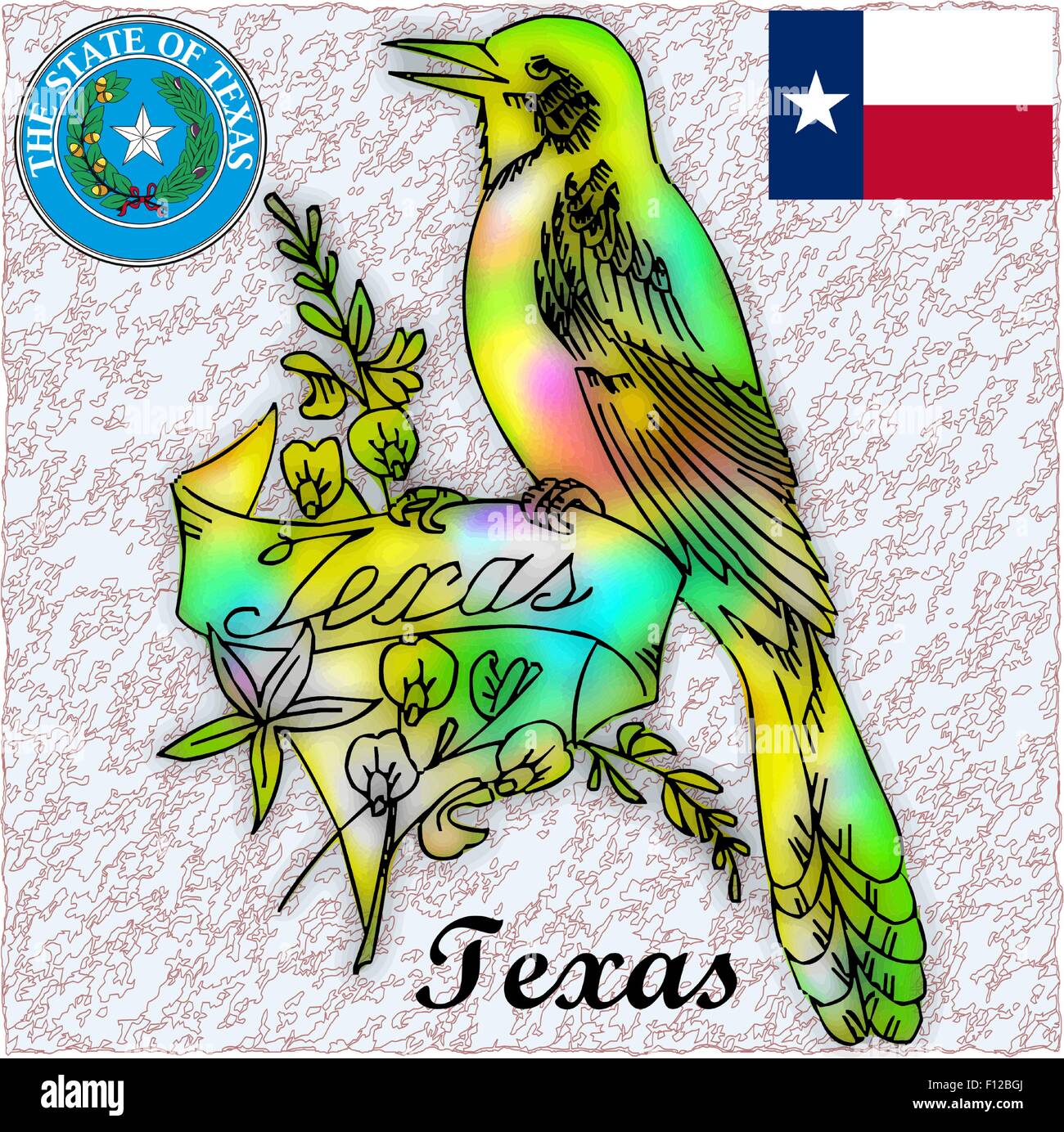 Florida State Bird Stock Vector Images - Alamy