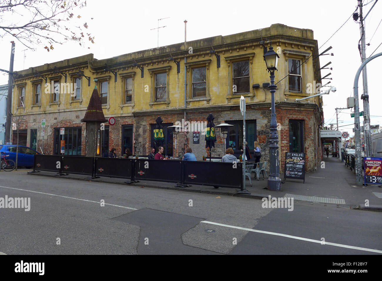 The Evelyn Hotel on Brunswick Street in Fitzroy Melbourne Australia ...