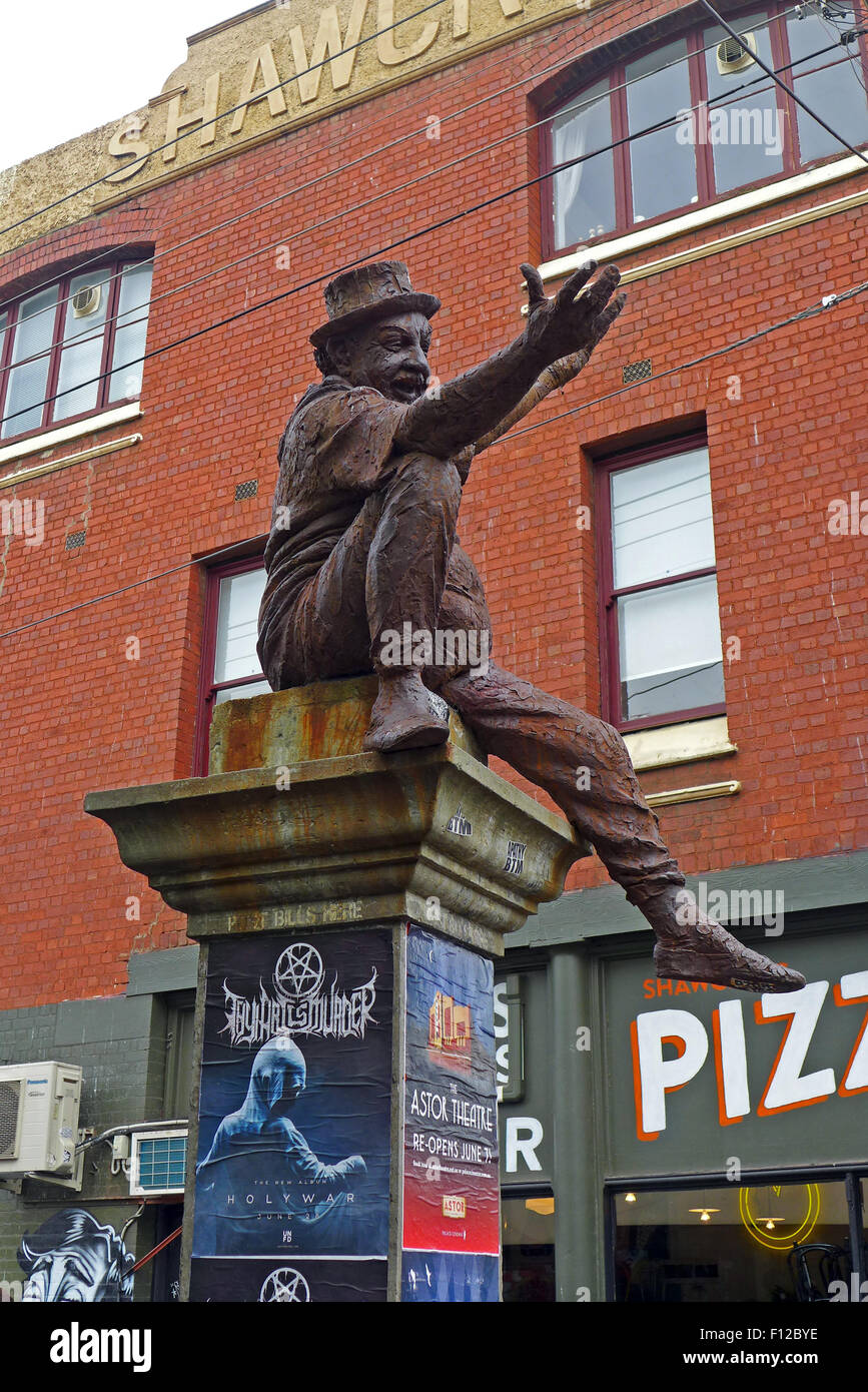 "Mr. Poetry" a sculpture by Peter Collette on Brunswick Street ...