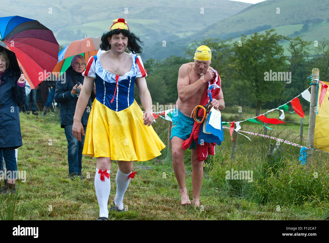 Bog Snorkeling Llanwrtyd Wells, Powys, Wales Stock Photo - Alamy