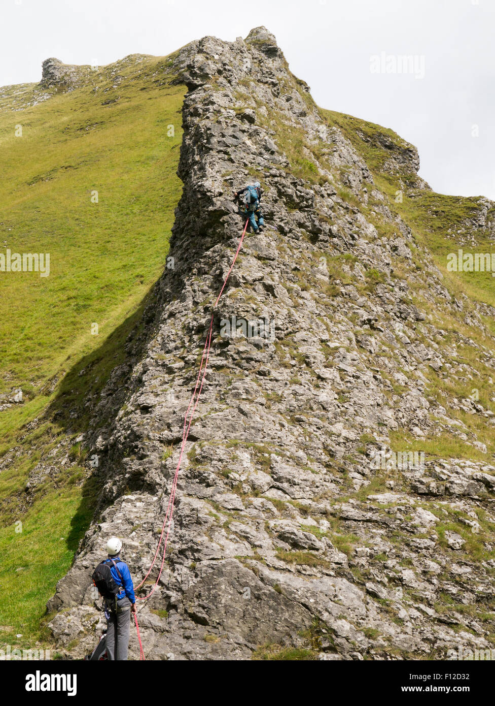 Elbow Ridge is a rock climb in Winnats Pass,close to Castleton in the ...