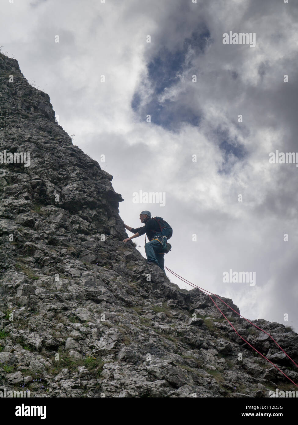 Elbow Ridge is a rock climb in Winnats Pass,close to Castleton in the ...
