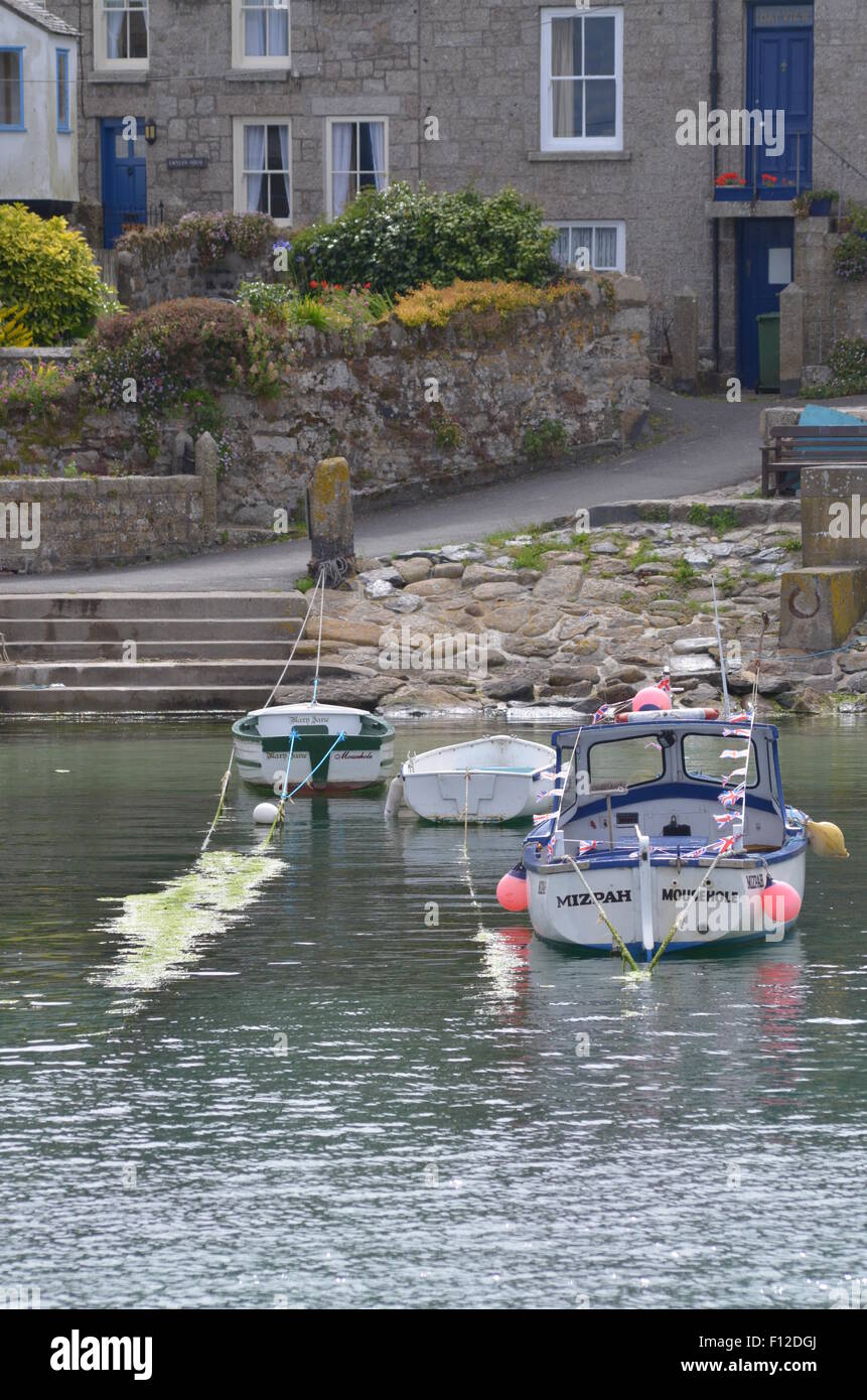 Mousehole Cornwall Fishing Village Stock Photo - Alamy
