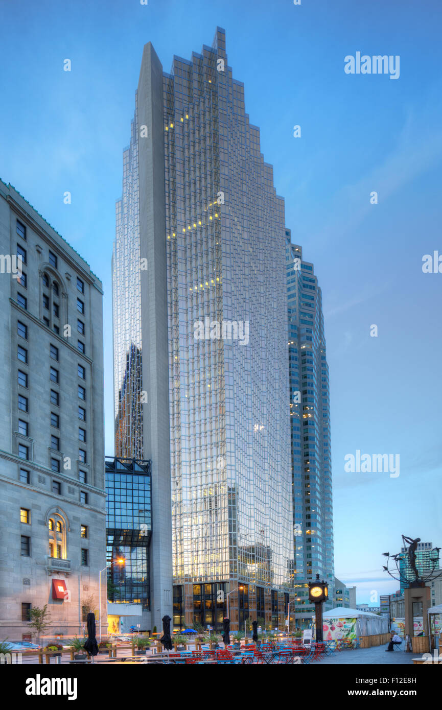 Toronto's City center at twilight Stock Photo - Alamy