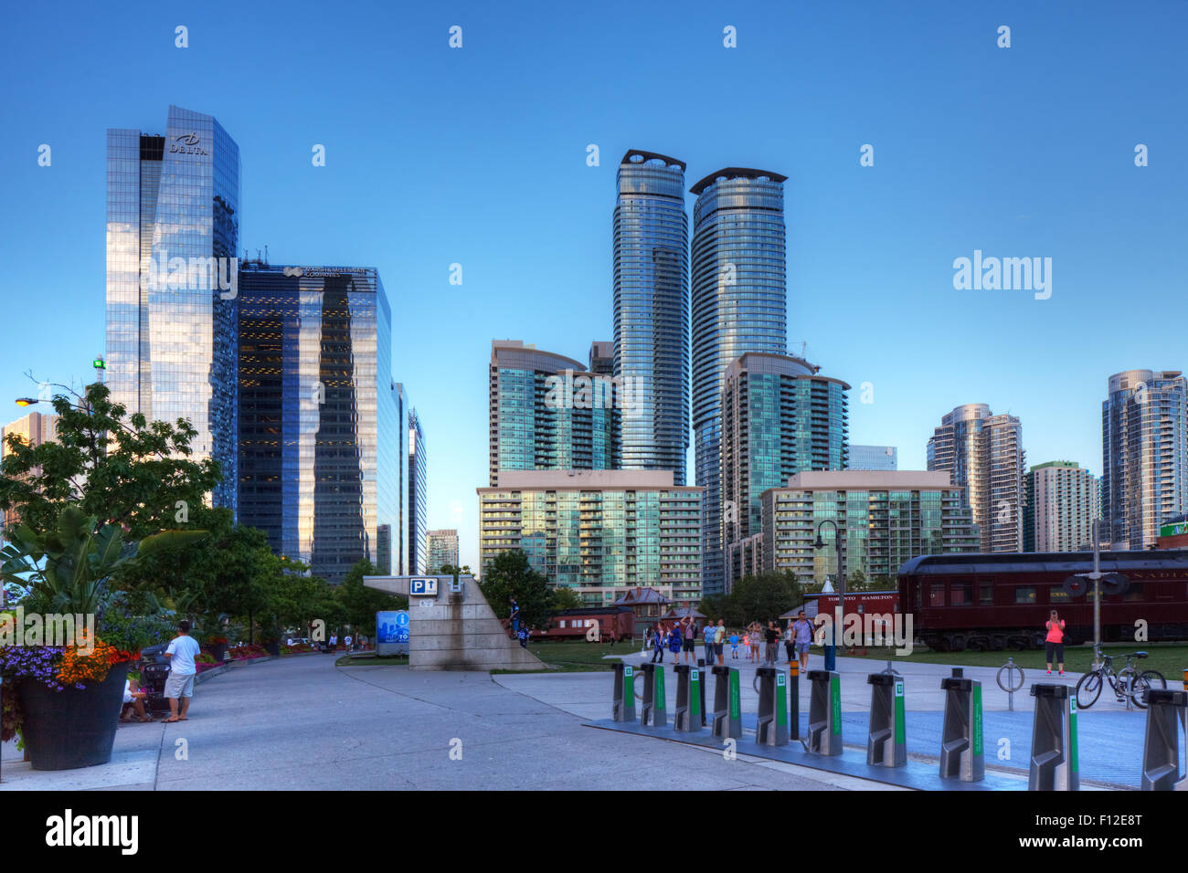 Skyscrapers in Toronto's city center Stock Photo - Alamy