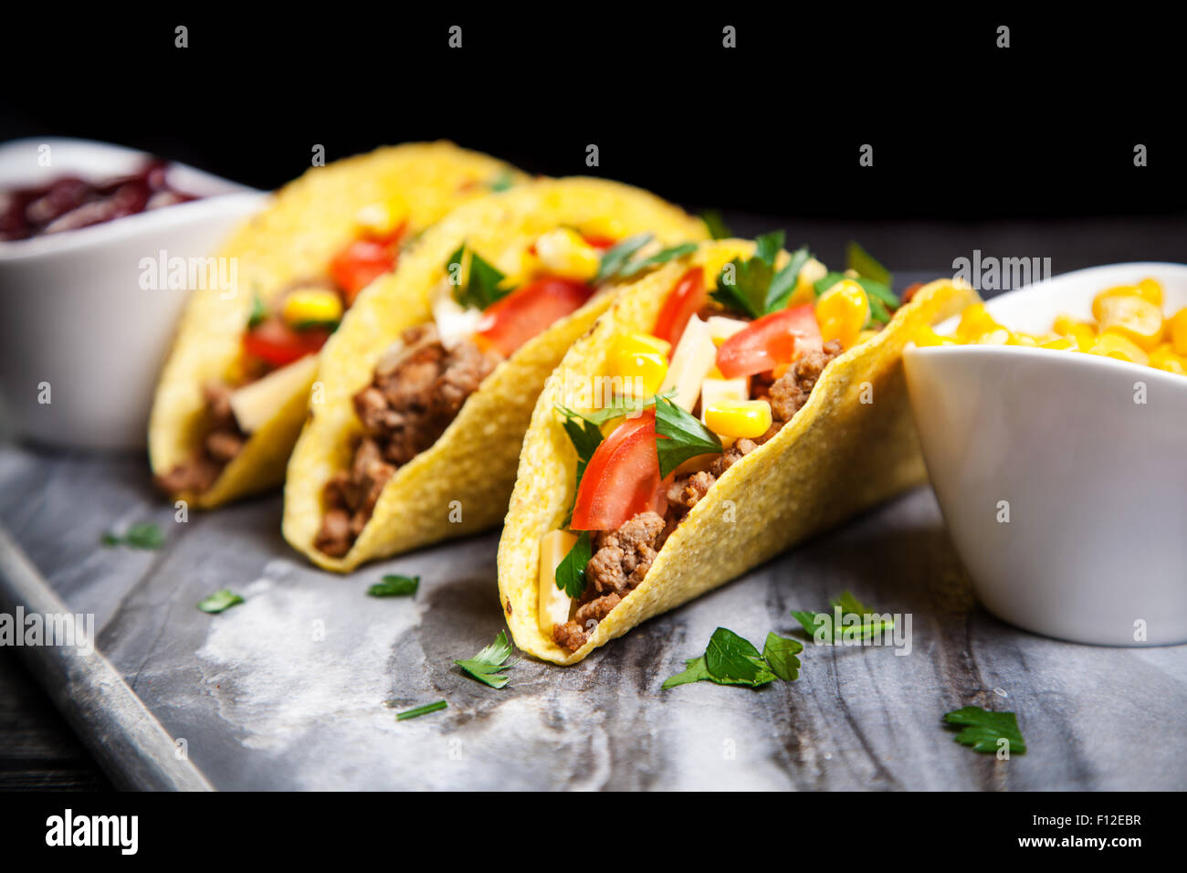 Taco serving hi-res stock photography and images - Alamy