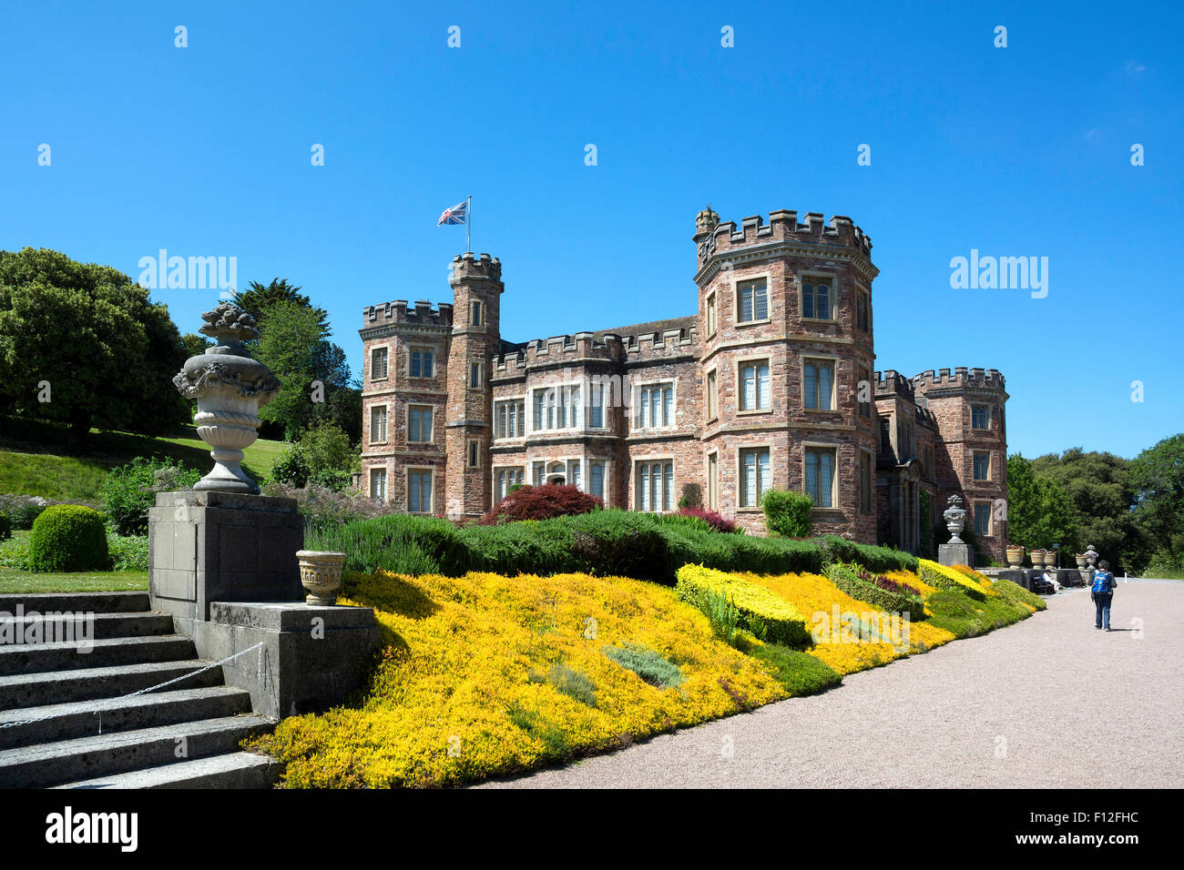 Mount Edgcumbe house, Cornwall, UK Stock Photo - Alamy