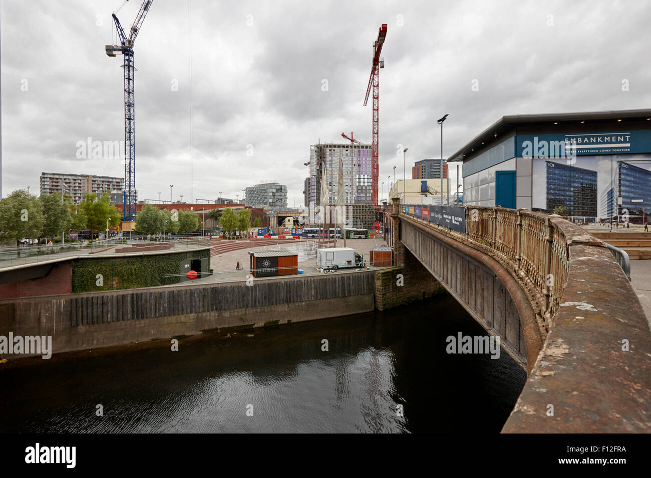 greengate embankment development between salford and Manchester uk ...