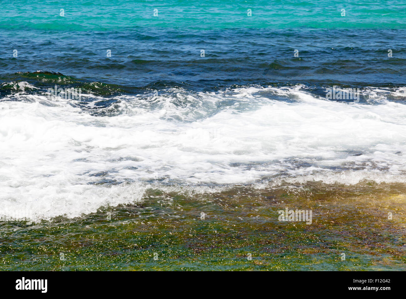Rough waters at the beach Stock Photo - Alamy