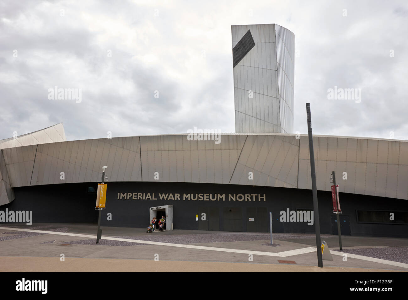 imperial war museum north iwm Manchester uk Stock Photo - Alamy