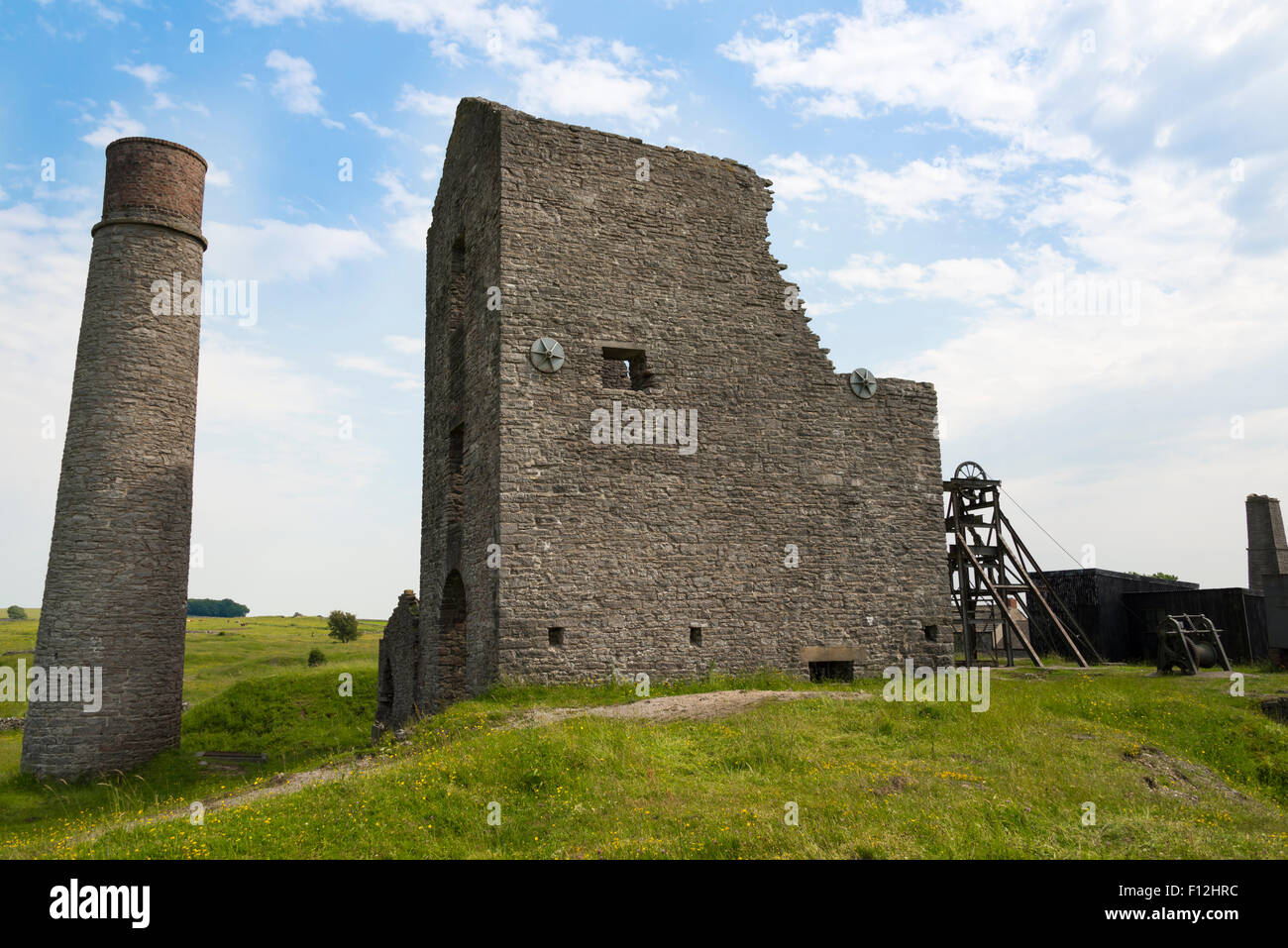 Magpie Mine, Sheldon, Peak District National Park, Derbyshire, England ...