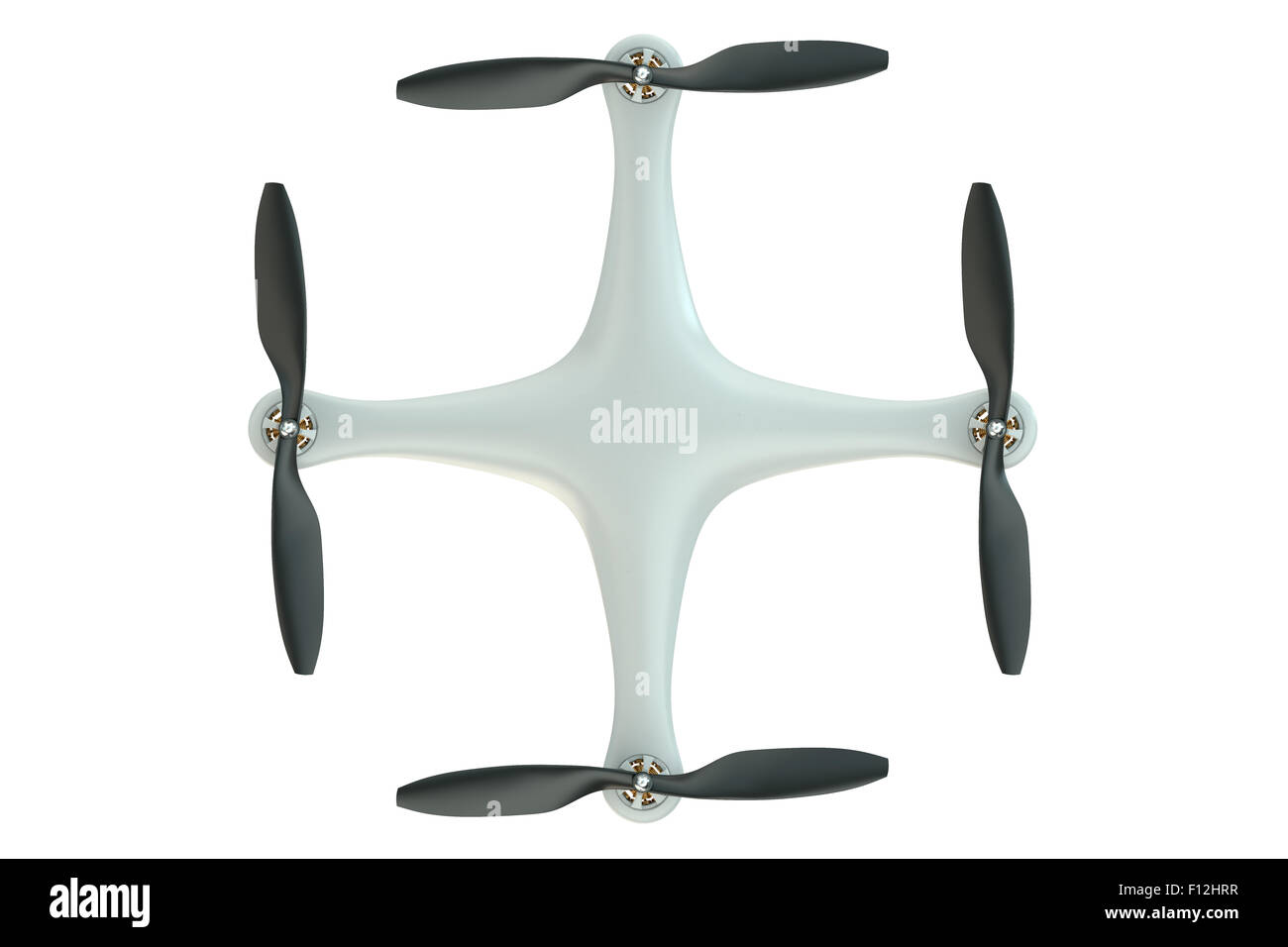 Quadcopter and remote control Cut Out Stock Images & Pictures - Alamy