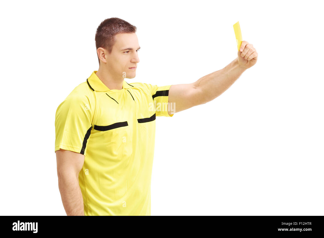 Caution football soccer referee Cut Out Stock Images & Pictures - Alamy