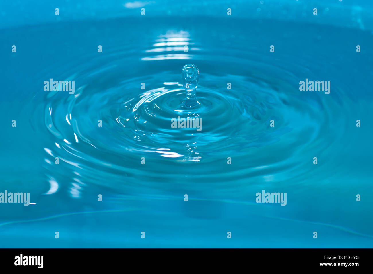 blue water drop Stock Photo - Alamy
