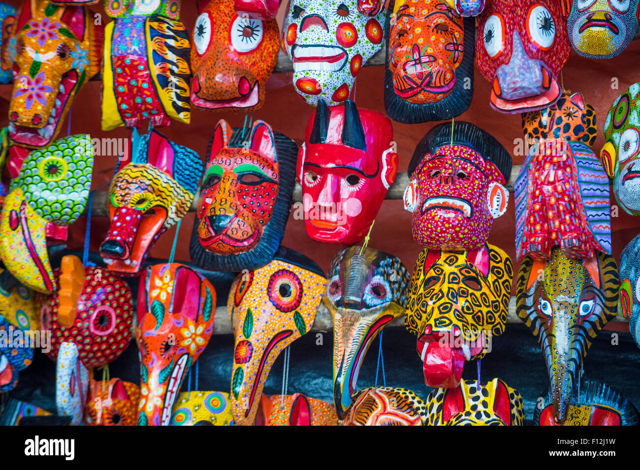 Guatemala mask wooden hi-res stock photography and images - Alamy