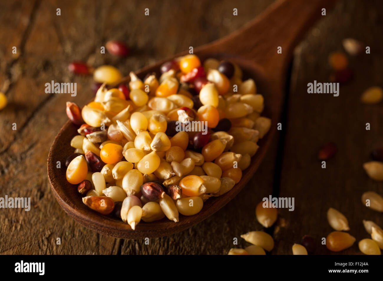Raw Organic Multi Colored Calico Popcorn in a Bowl Stock Photo - Alamy