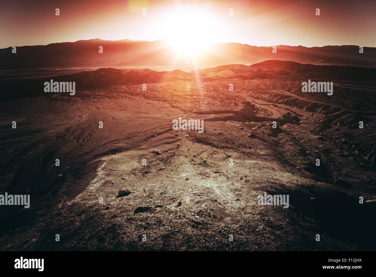 Hottest place on earth death valley national park hi-res stock ...