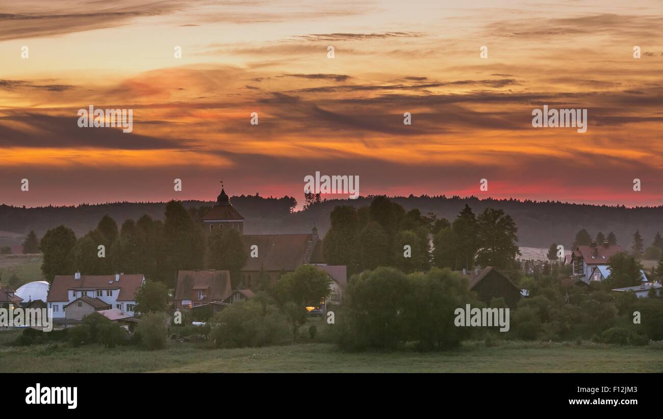 Rural landscape beautiful sunset hi-res stock photography and images ...