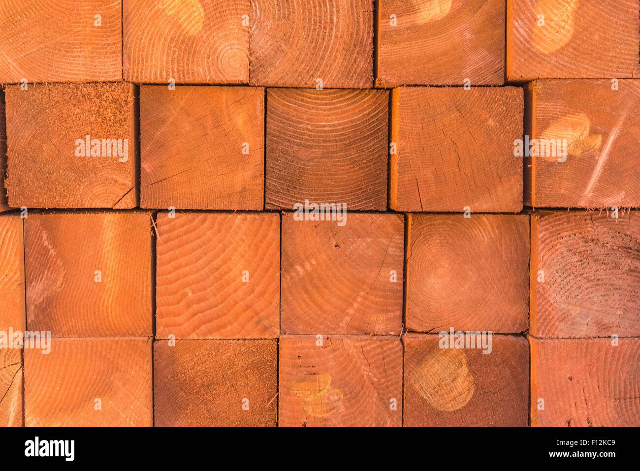 Timber logs square hi-res stock photography and images - Alamy